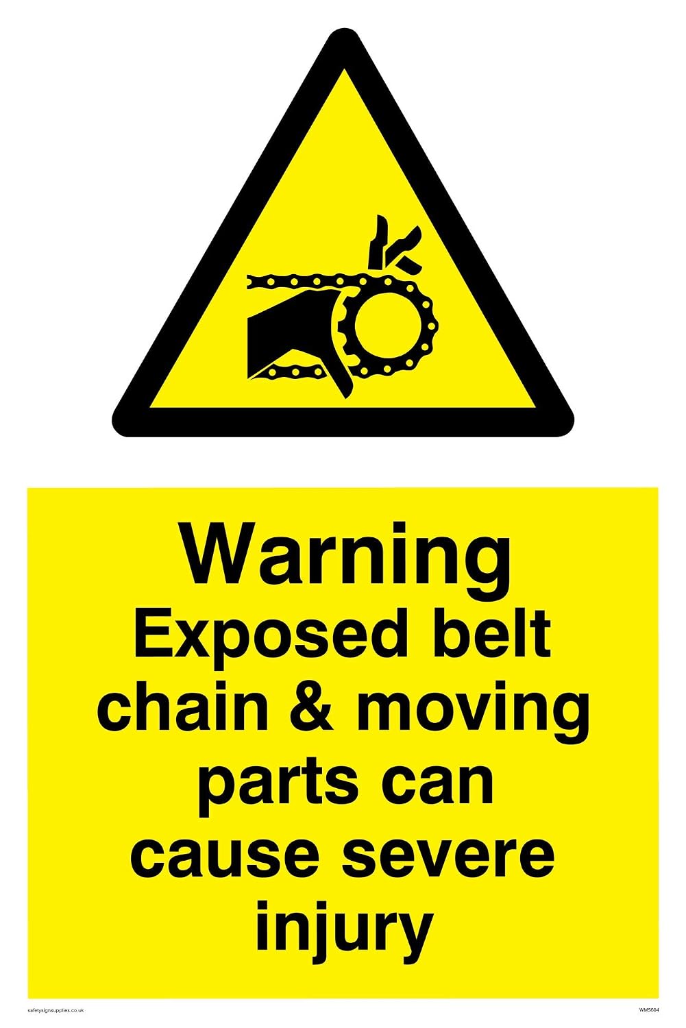 Exposed Belt Chain Can Cause Severe Injury – BigaMart