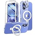 Amazon.com: BANLEA for iPhone 16 Case, Built-in Screen Protector & Seamless Stand, with Camera ...