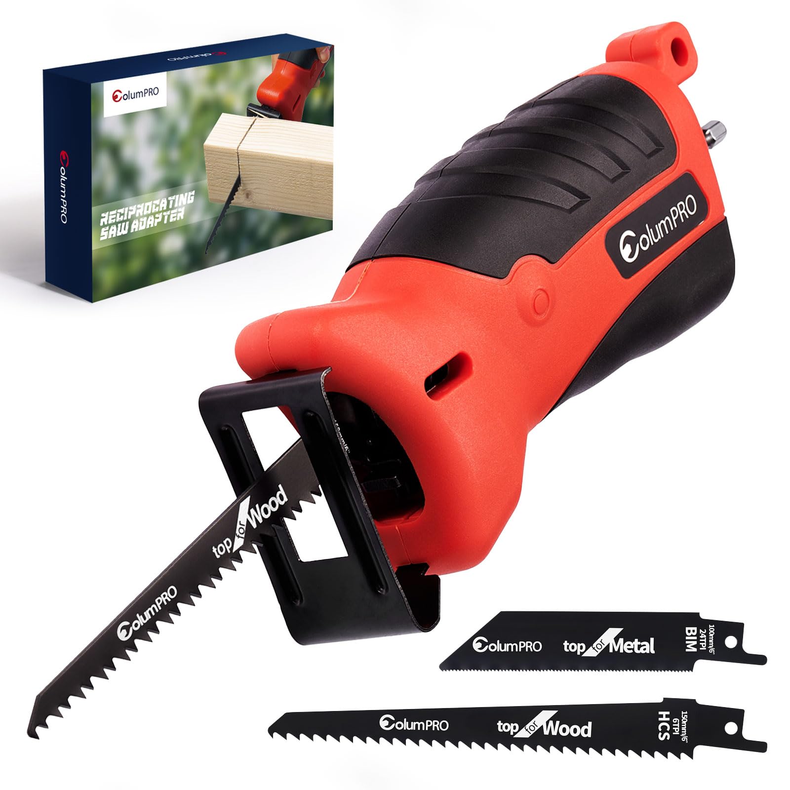 ColumPRO Impact Grade Reciprocating Saw Drill Attachment, Tool Gift for ...