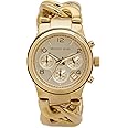 Amazon.com: Michael Kors Women's Runway Gold-Tone Watch MK3131 ...