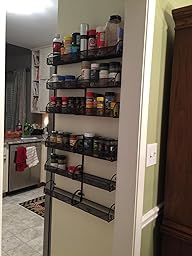 Amazon.com: DecoBros 3 Tier Wall Mounted Spice Rack, Bronze: Home & Kitchen
