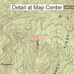Amazon.com : USGS Topographic Quadrangle Map - Sylva North, North ...