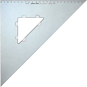 Amazon.com : 35cm 350mm Professional Metric Plastic Set Square Drawing ...