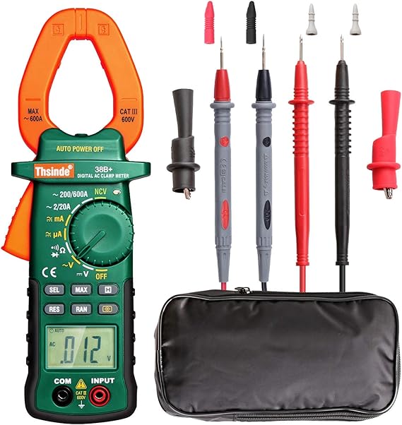 Digital Multimeter Zanggenamperemeter Strommesszange Clamp Meter Counts ...