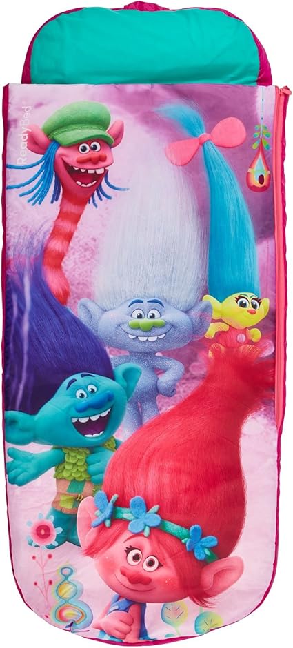 Trolls Junior ReadyBed - Inflatable Kids Air Bed and Sleeping Bag in ...