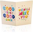 Amazon.com : NQEUEPN Large Farewell Greeting Card, 17.32x11.02in Funny ...