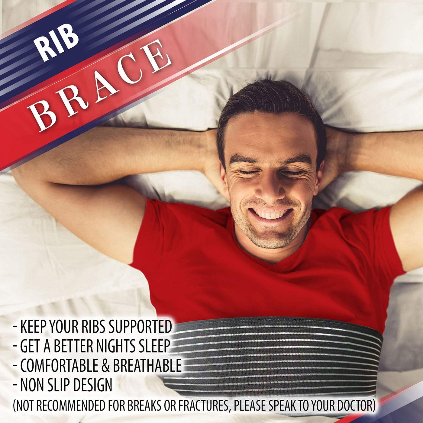 Chest Binder Rib Brace – Rib Belt to Reduce Rib Cage Pain. Chest ...