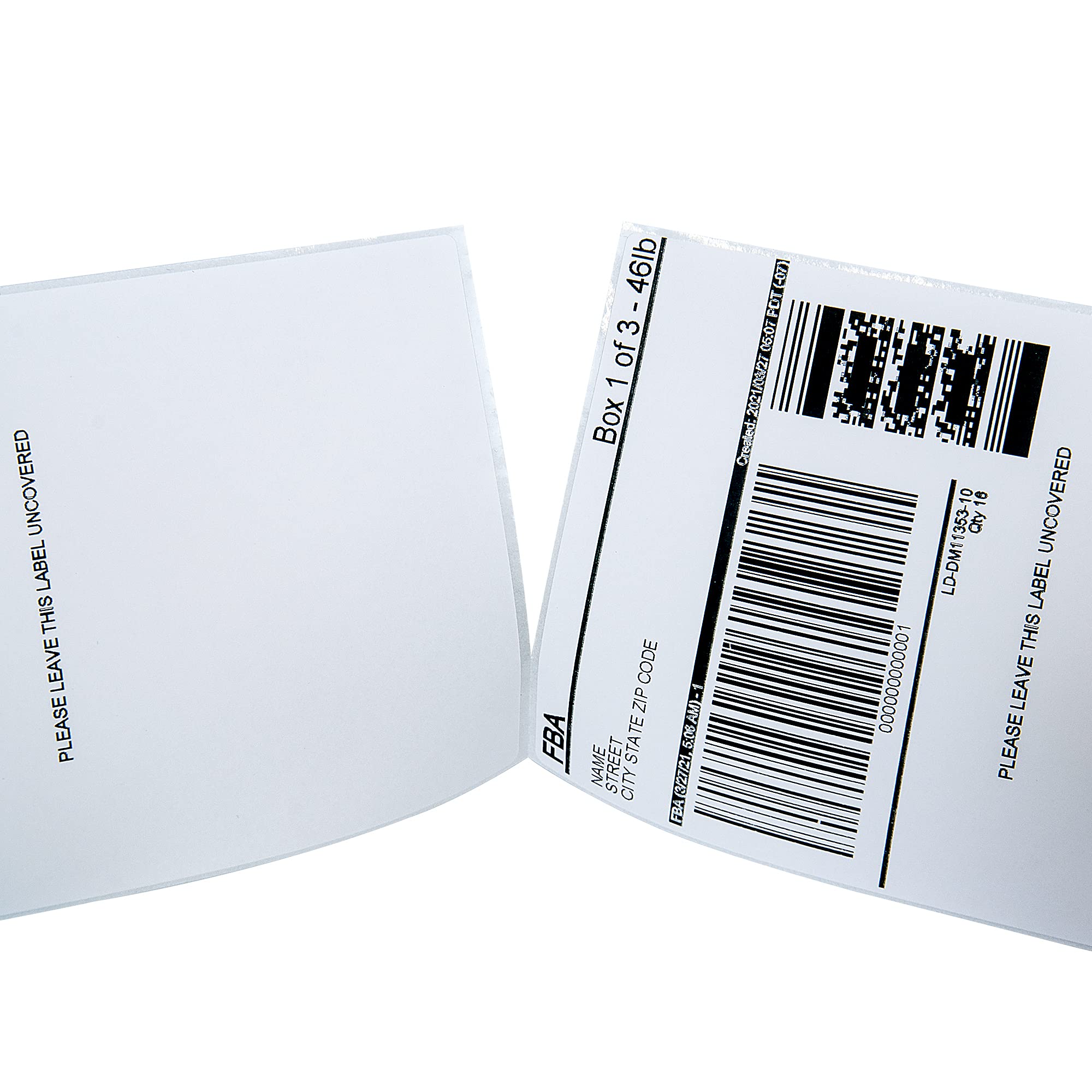 Mua L LIKED 6000 4x6 Thermal Shipping Labels Fanfold, Direct Thermal ...