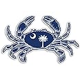 Amazon.com - South Carolina State Flag Crab Sticker SC Beach Ocean ...