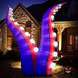 Amazon.com: 6FT Halloween Inflatables Decorations Octopus Tentacles ...