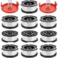 Amazon.com : AF100 Replacement Spools for Black Decker Weed Eater String, 30Ft 0.065" Line Spool ...