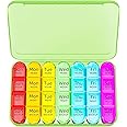 Amazon.com: Odaro Weekly Pill Organizer 4 Times a Day, Daily Pill Box 7 Day, Large Travel Pill ...