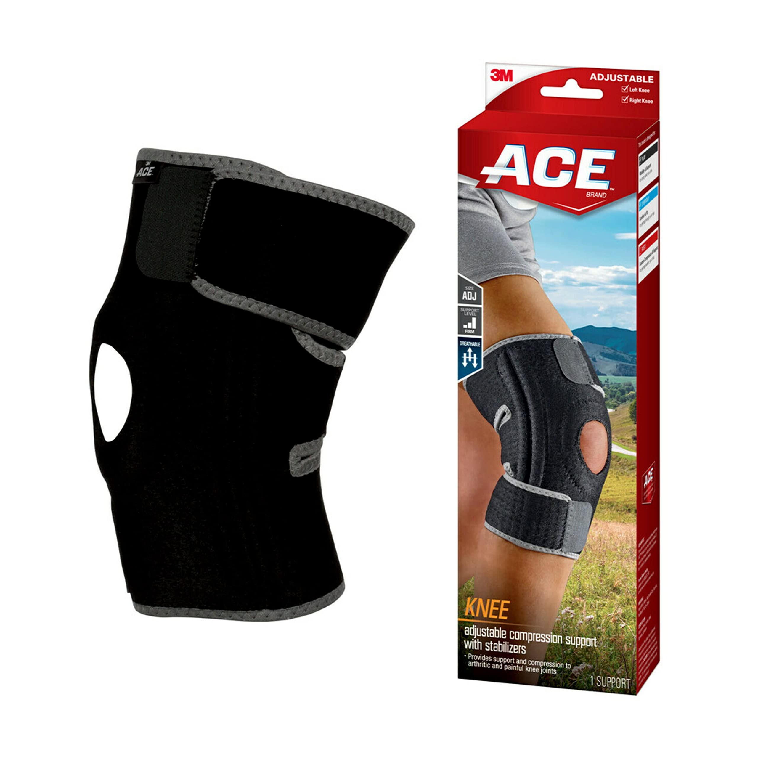 Mua Brand Adjustable Knee Brace, Left or Right, With Dual Side ...