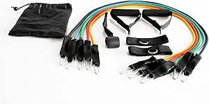 Amazon.com : Fit Active Sports Resistance Bands Set with Handles, Ankle ...