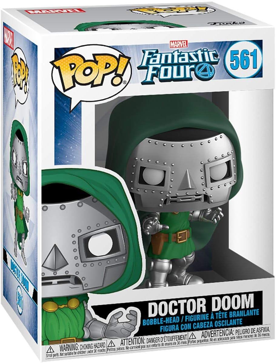 Funko 44991 POP Marvel: Fantastic Four – Doctor Doom Collectible Toy ...