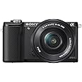Amazon.com : Sony Alpha a5000 Mirrorless Digital Camera with 16-50mm OSS Lens (Black) : Electronics