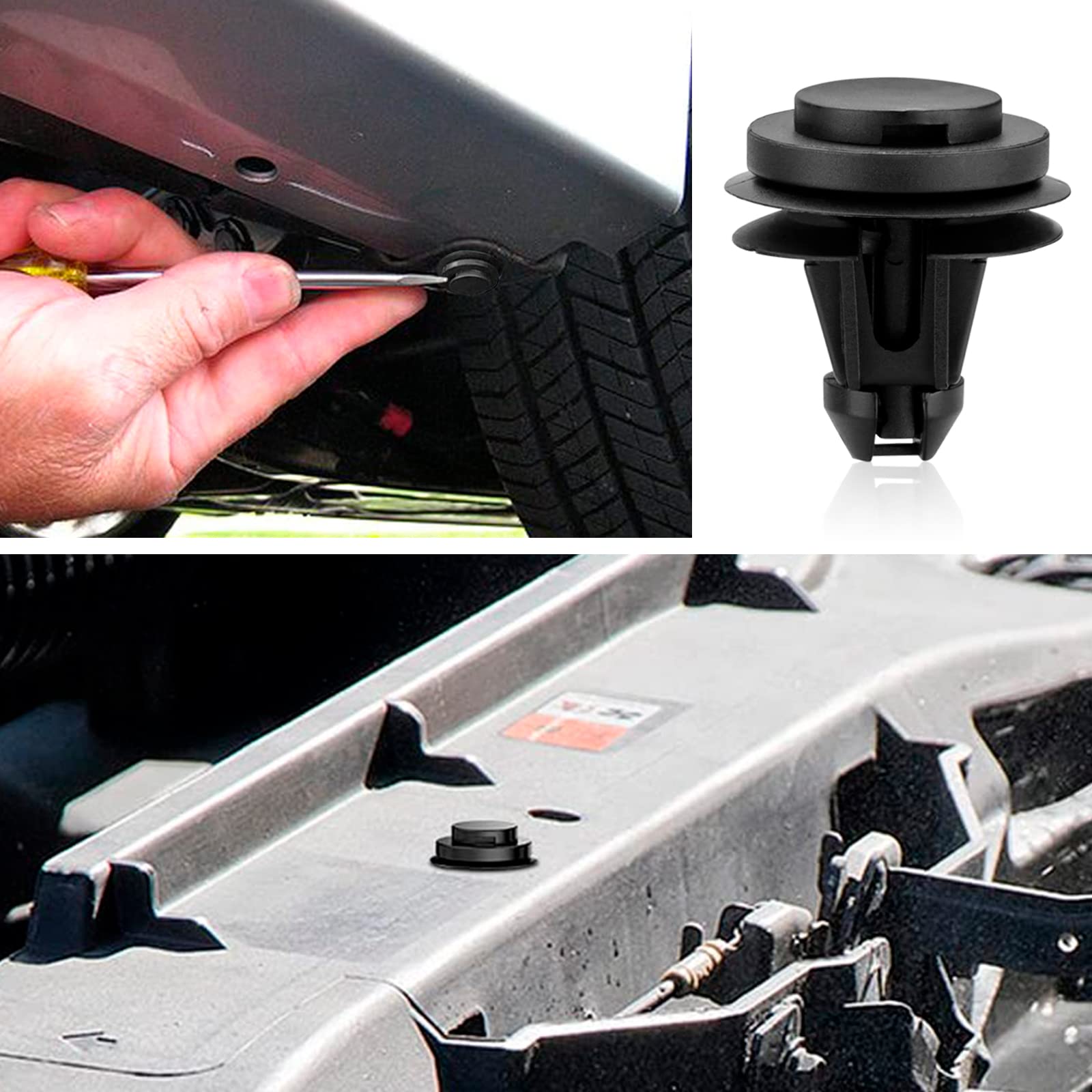 Mua 15 Sets Air Deflecter Retainer Clips & Grommets, Front Bumper Clip ...