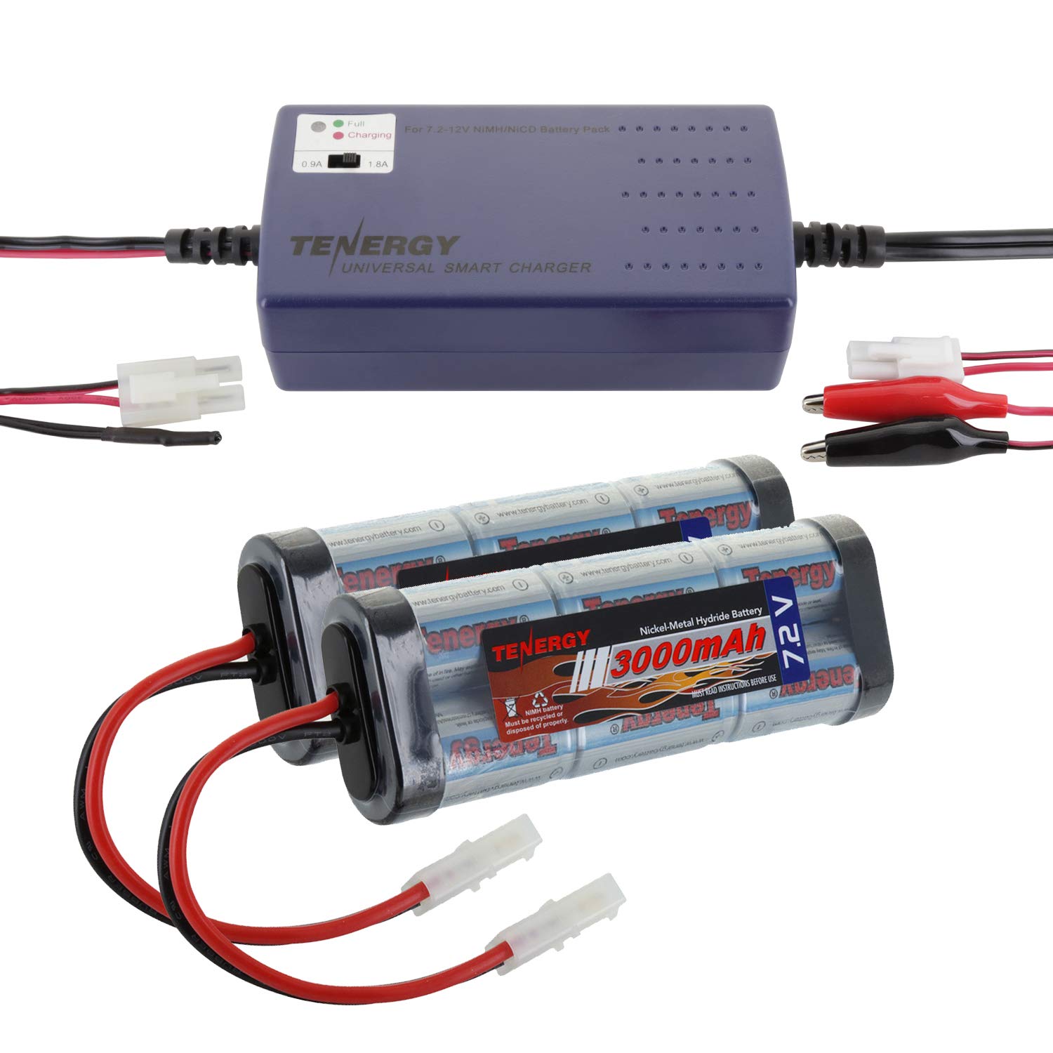 Universal Smart Charger 1500 MAh 2 Pack 7 2 Volt NiCd Battery Packs