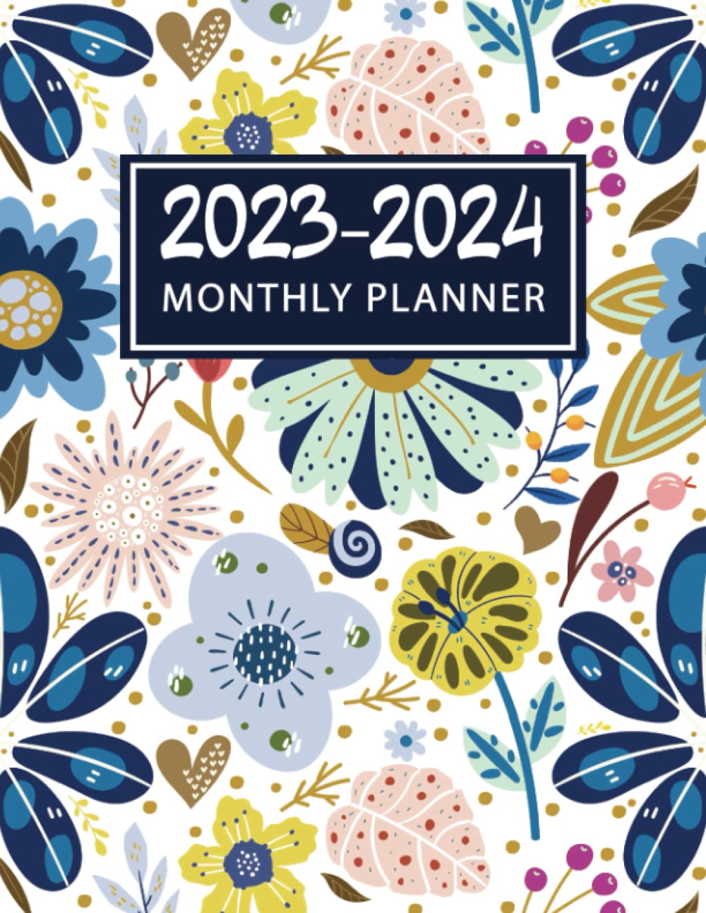 Mua 2023-2024 Monthly Planner: Two Year (January 2023 through December ...