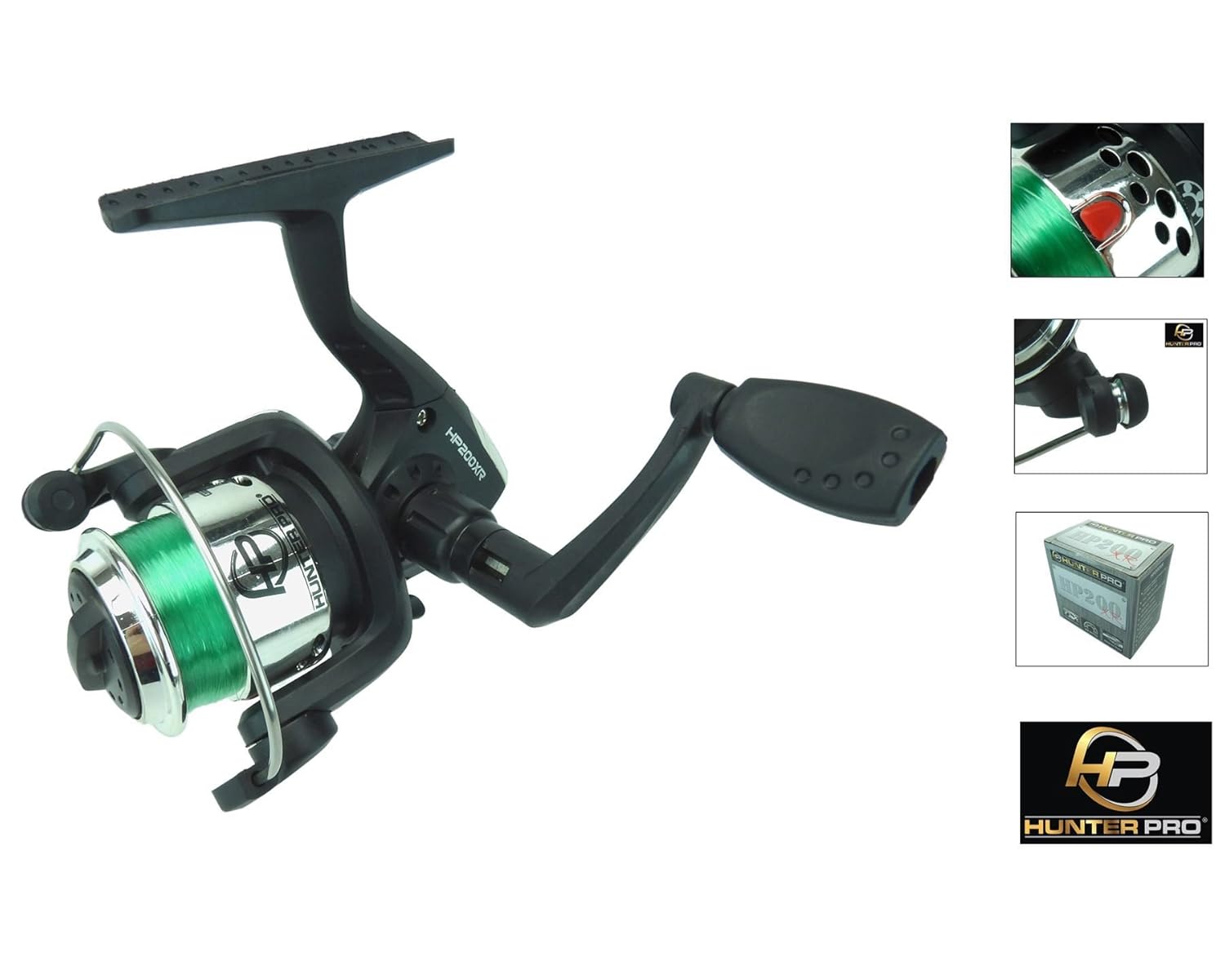 Fishing Reel With Line Hunter Pro Spinning Fishing Reel HP200XR Left ...