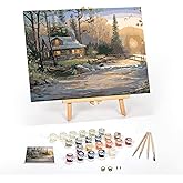 Amazon.com: Ledgebay DIY Paint by Numbers Kit for Adults Framed Canvas: Beginner to Advanced ...