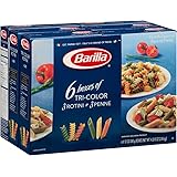 Amazon.com : Barilla Tri-Color Rotini Pasta, 12 oz. Box - Non-GMO Pasta ...