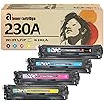 Amazon.com: 230A Toner Cartridges Replacement for HP 230A W2300A W2301A ...