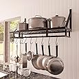 KES Pot Rack 30 Inches Kitchen Pot and Pan Organizer Rack Wall Pot ...