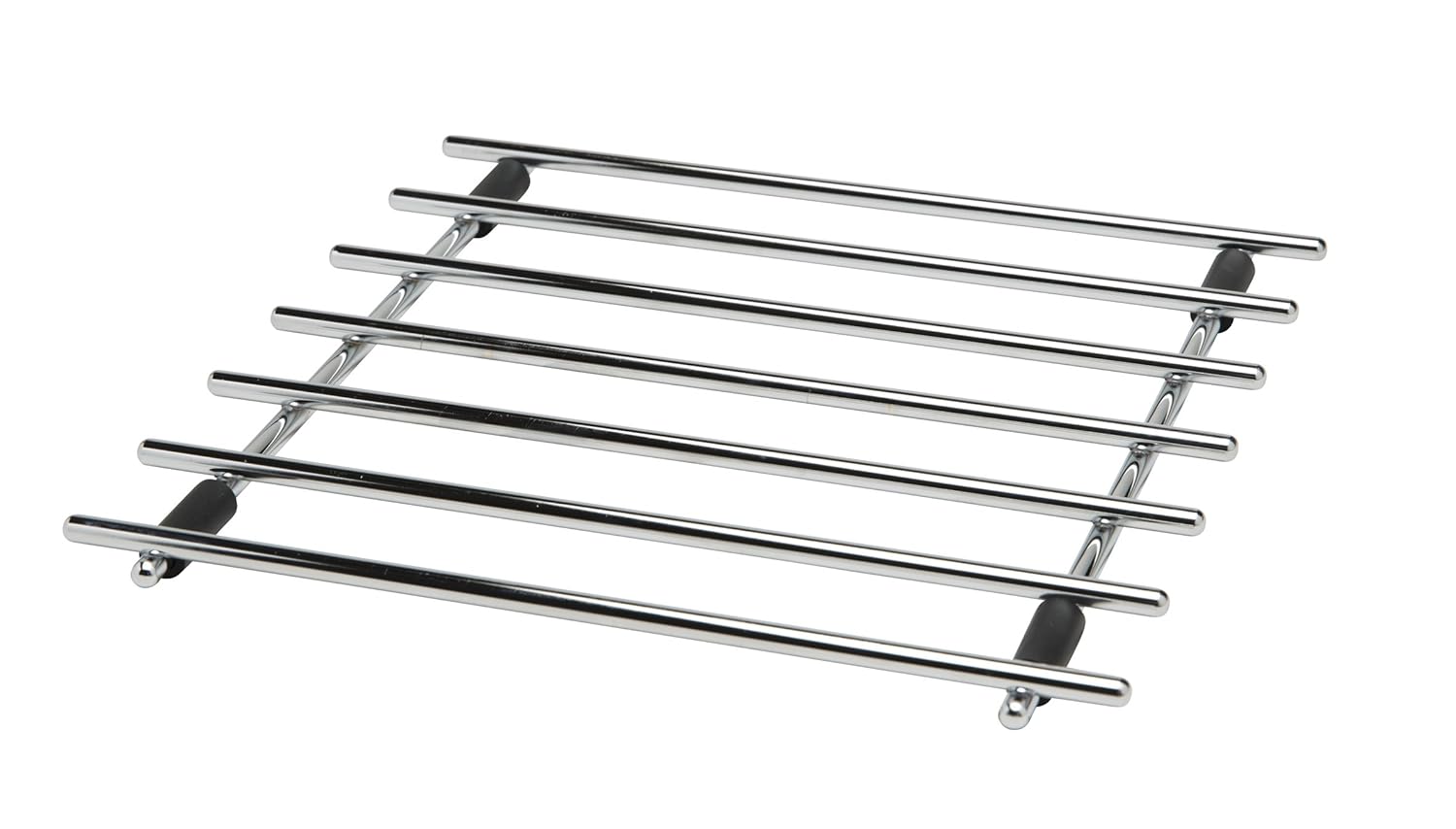 Square Metal TRIVET Silicone Worktop Saver Work Pan Hot Pots Surface ...