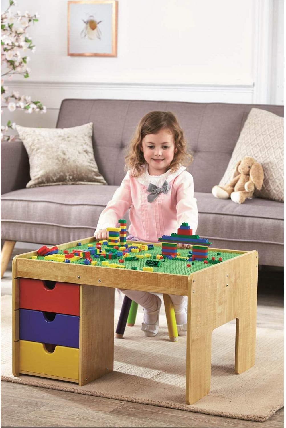 E.G.L Brick Building Table with Bricks – BigaMart