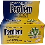 Amazon.com: Perdiem Overnight Relief Laxative Pills-60 ct by Perdiem ...