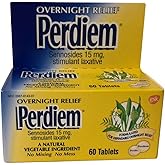 Amazon.com: Perdiem Stimulant Laxative Tablets for Overnight ...
