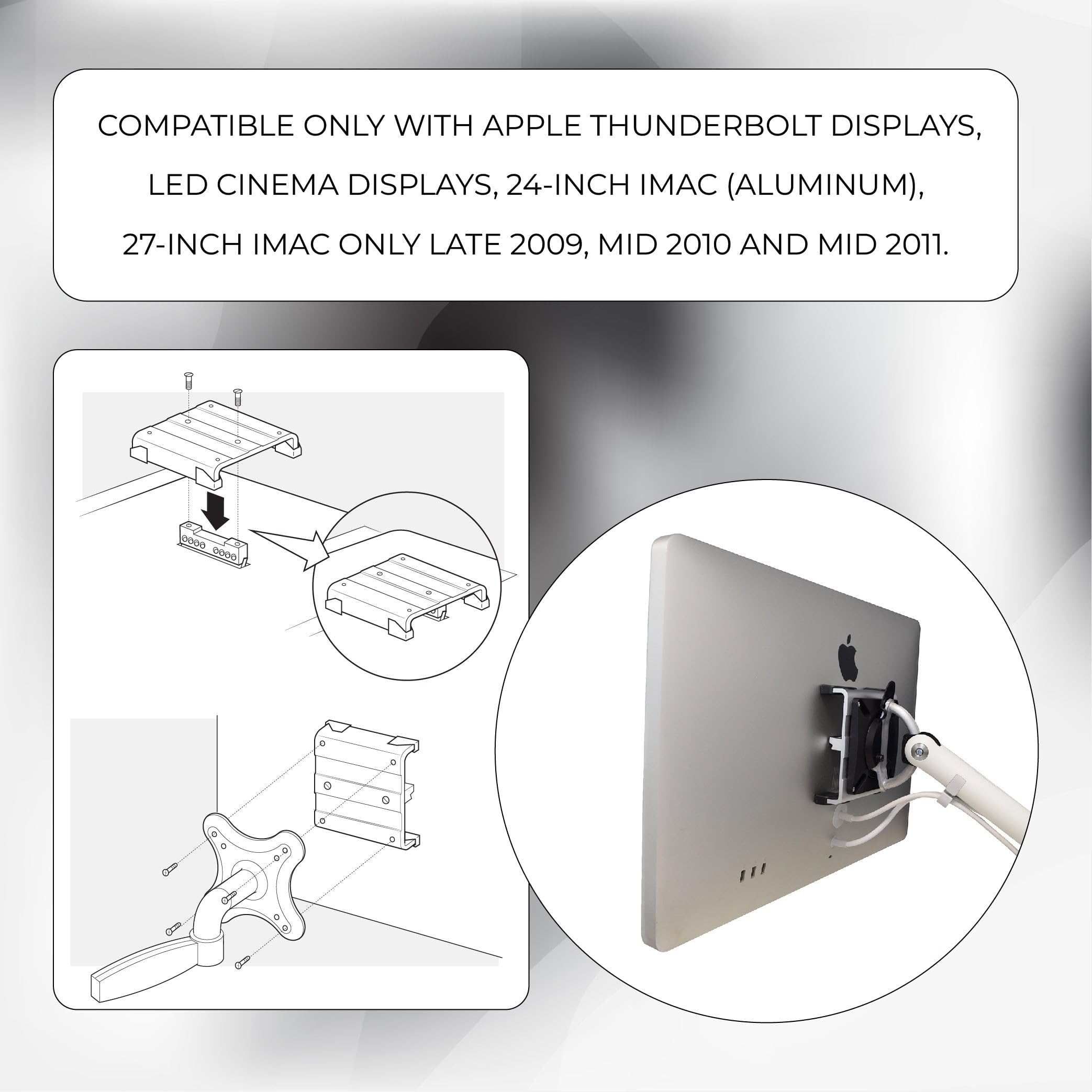 Mua HumanCentric VESA Mount Adapter Compatible with iMac 24" (Aluminum ...