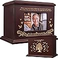 Amazon.com: Cremation Urns for Human Ashes, Wooden Urn for Ashes Adult ...