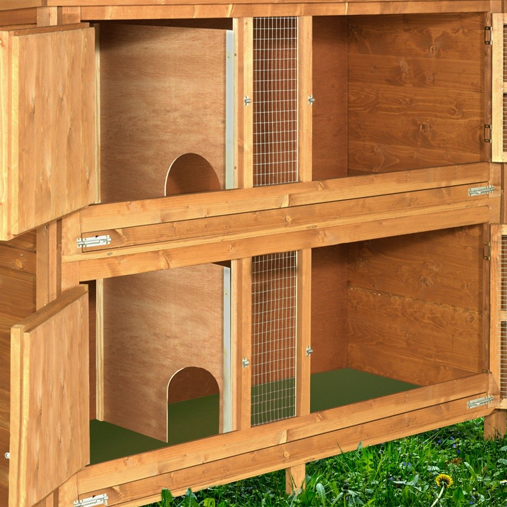 Houses & Habitats 4ft Chartwell 2 Tier Rabbit Hutch for keeping pets ...