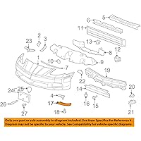 Amazon.com: GM Genuine GM 20896059 Bumper Valance Panel, Left, Outer ...