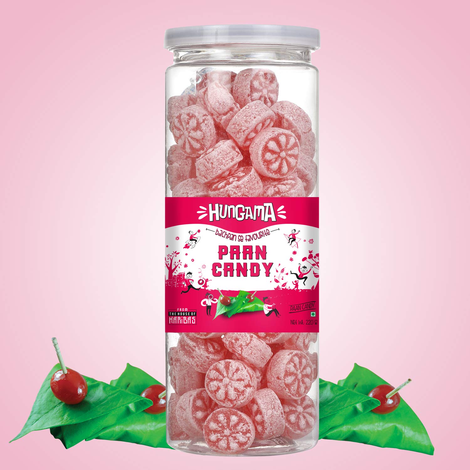 HARIBAS ™ PAAN Candy Pack for Kids 220 Gram (PAAN Flavour Candy ) Rs ...
