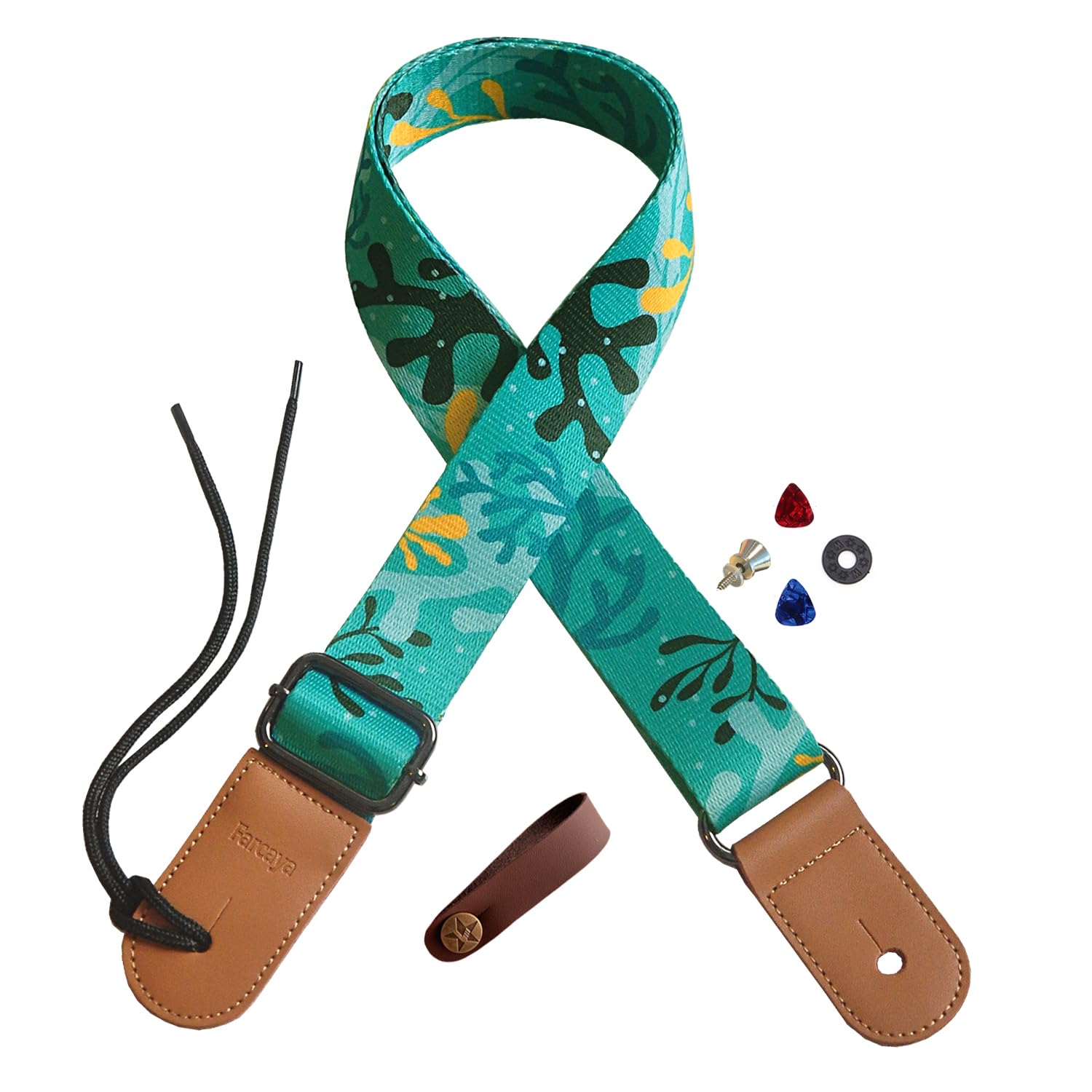 Farcaya Ukulele Strap Hawaii Style Soprano Concert Tenor Baritone Uke ...