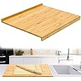 Amazon.com: YYRZZ Reversible Bamboo Pastry Board, Large Bamboo Wooden ...