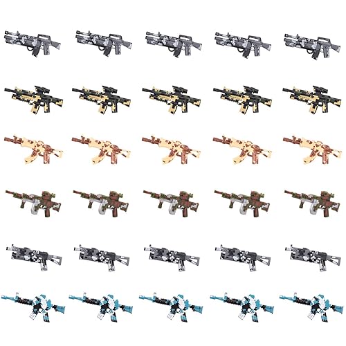 koolfigure 30 Pieces of WW2 Guns Weapons Pack Designed for Army ...