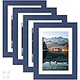 Amazon.com - SZYUU 5x7 Picture Frame Set of 4, High Definition Real Glass, Display Pictures 4x6 ...