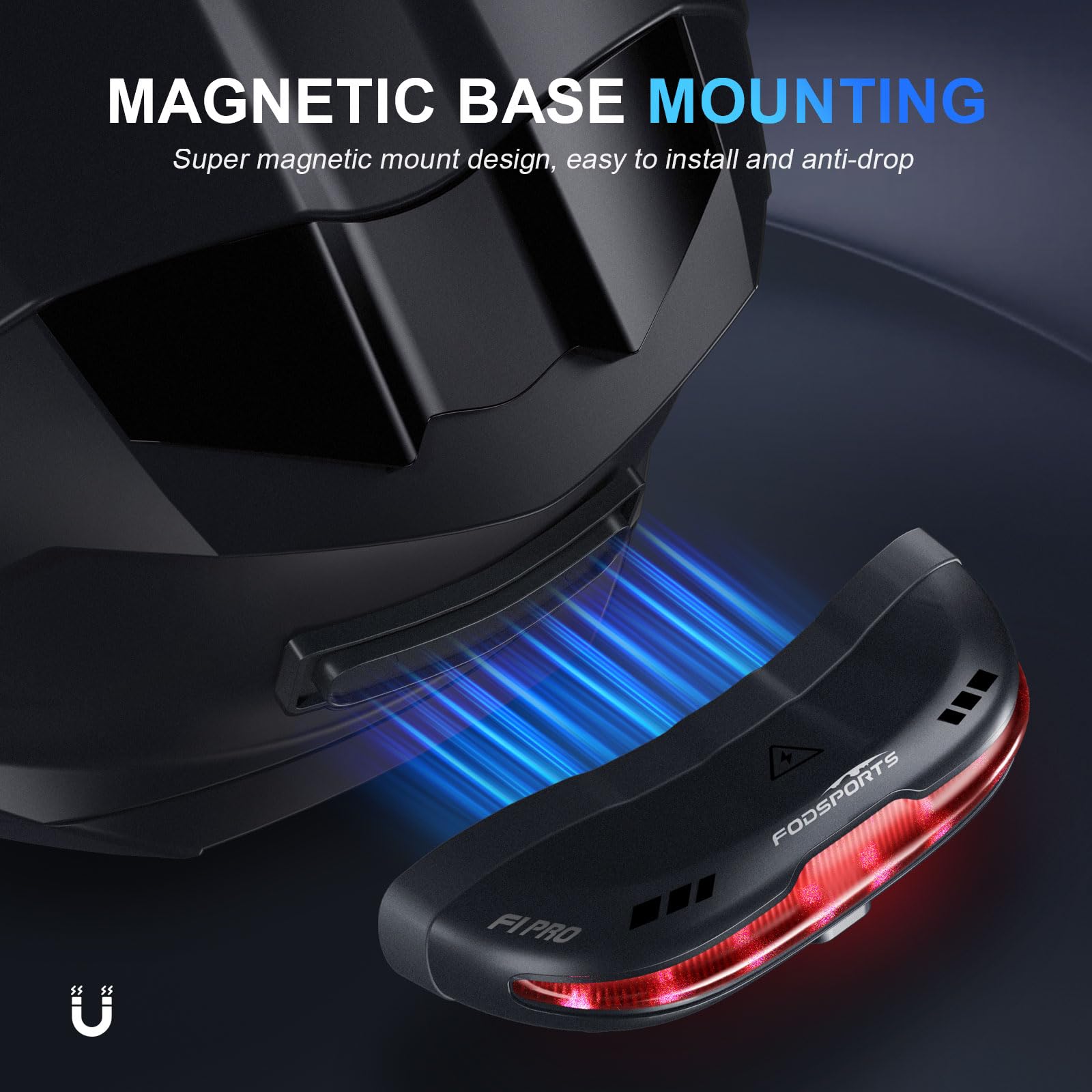 Mua Fodsports Motorcycle Bluetooth Headset with Safety Light, F1 PRO 2 ...