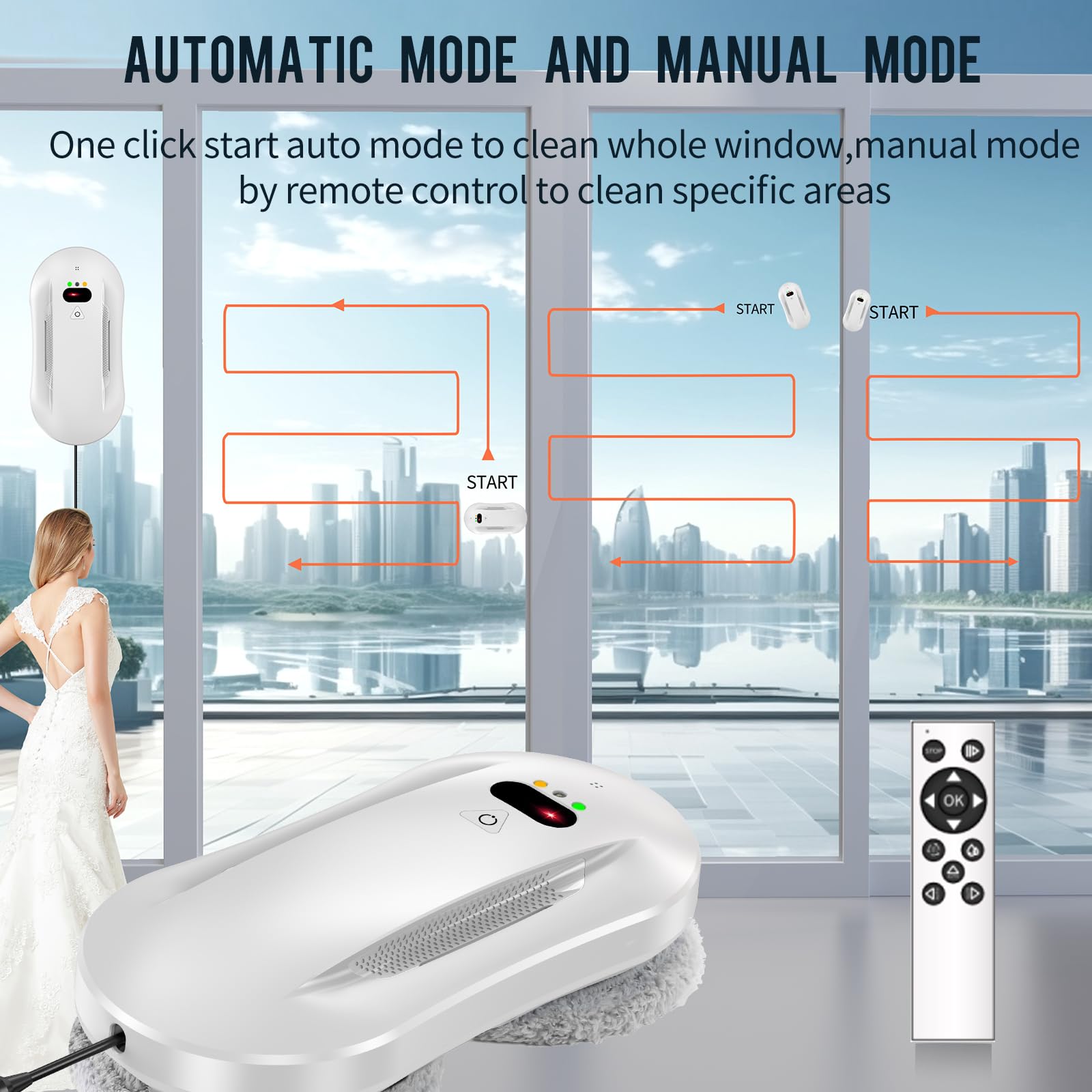Mua Window Cleaning Robot with Long life BLDC Motor,Window Robot ...
