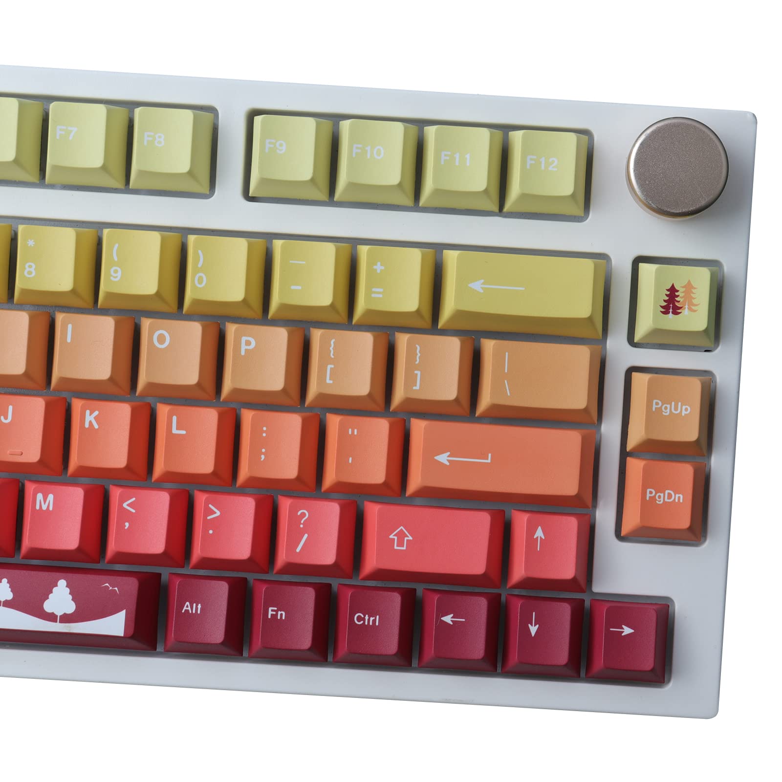 Mua JOMKIZ PBT Keycaps,129 Keys Dye Sublimation Cherry Profile Keycaps ...