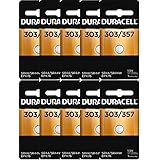 Amazon.com: 24 Duracell 357 303 A76 PX76 SR44W/SW LR44 AG13 Silver ...