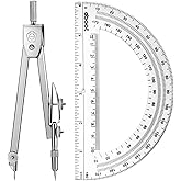 Amazon.com : Zonon Student Protractor and Compass Set, Student Geometry ...