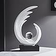 Amazon.com: FJS Modern White Statue, Resin Shelf Decor, Abstract Art ...