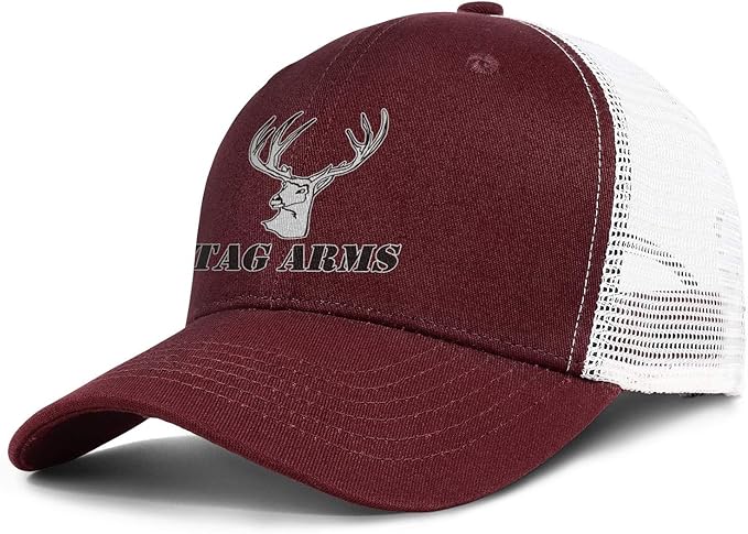 Stag-Arms-Logo- Unisex Casual Baseball Hats Fitted Adjustable Visor ...