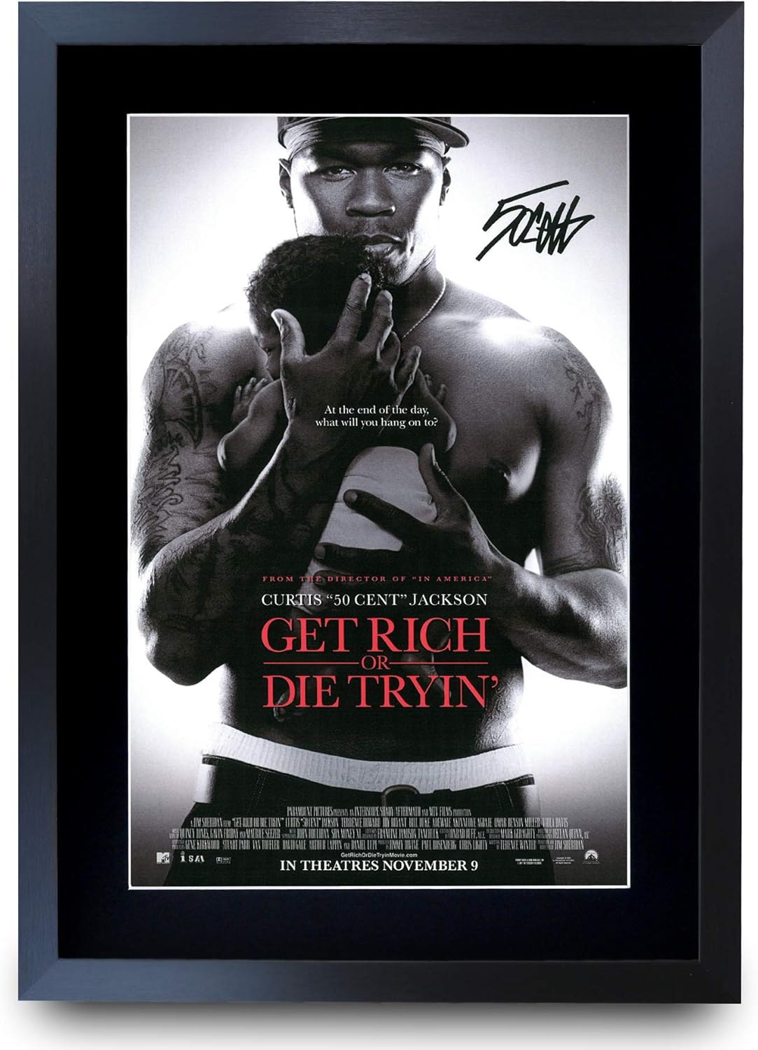 HWC Trading A3 FR Get Rich or Die Tryin The Cast 50 Cent Gifts Printed ...