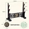 Kylin Sword Stand 3-Tier Padded Hook Katana Stand Holder Display Hanger ...